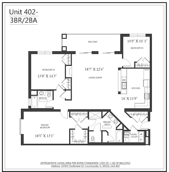 10765 Clock Tower Dr Unit 402 Condo - Countryside, Illinois - 1 unit ...
