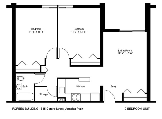 Forbes Building Apartments - Jamaica Plain, Massachusetts - 1 unit ...